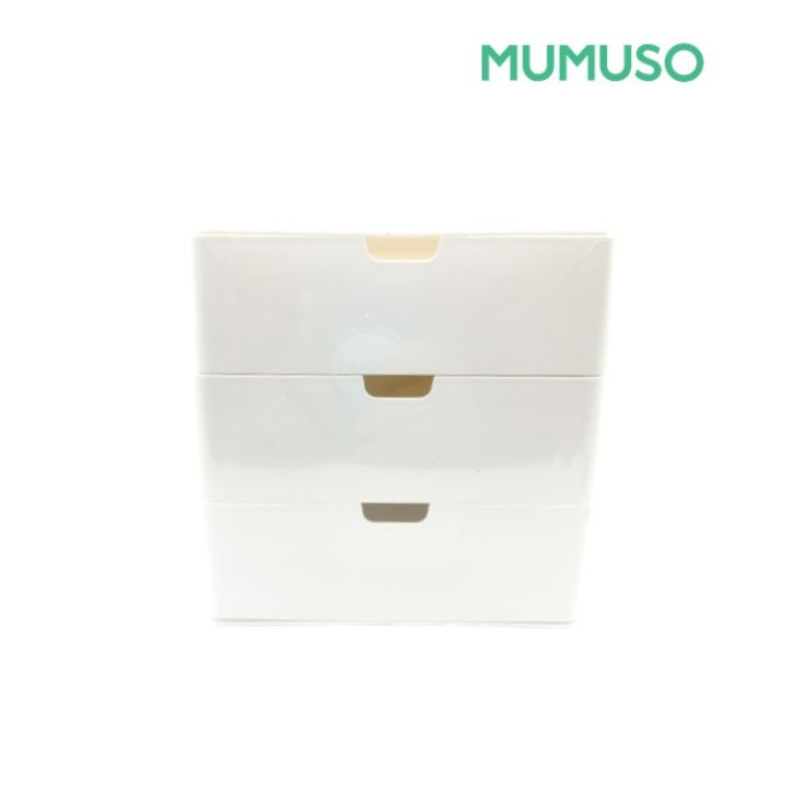 MUMUSO 3-Drawer Storage Box | Lazada PH