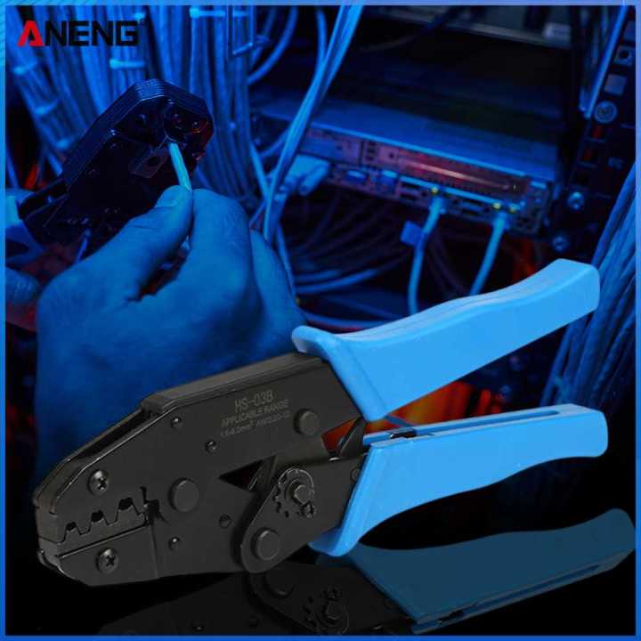 【ANENG】Cable Termination Tool Adjustable Terminals Ratchet Wire Crimper ...