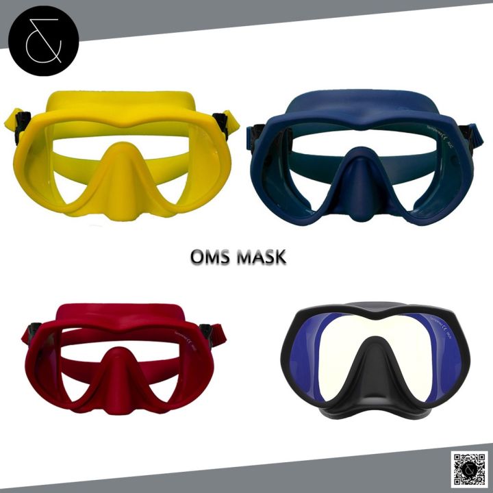 OMS - Tattoo Mask Asian Nose เลือกเลนส์แบบ UV หรือเลนส์ใสธรรมดาได้🔺🔺แถม ...