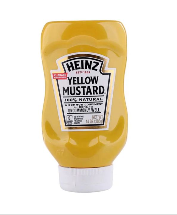 Heinz Yellow Mustard ไฮนซ์ เยลโล่มัสตาร์ด 396 g. | Lazada.co.th
