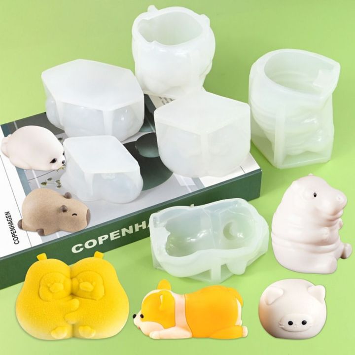 MANWENDY Đáng yêu Khuôn nướng món tráng miệng Hình động vật dễ thương ...