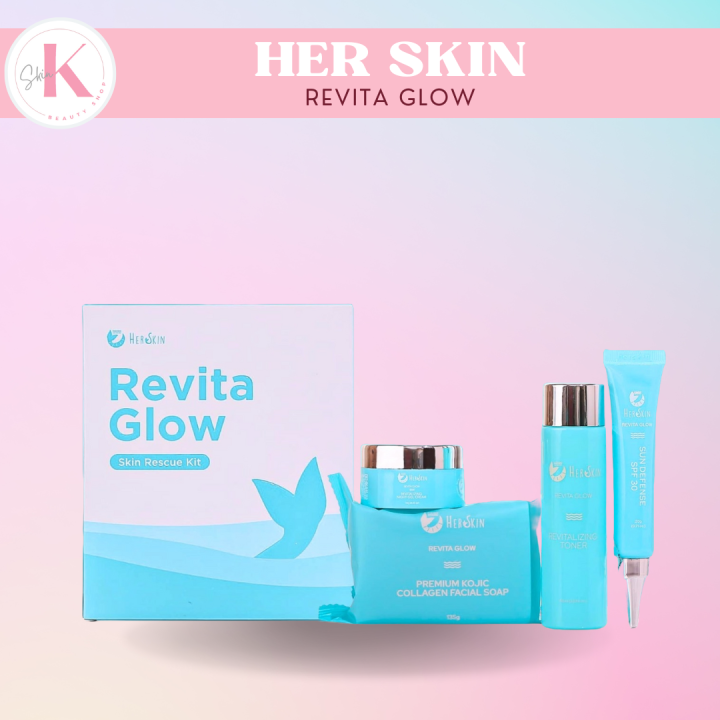 HER SKIN REVITA GLOW KIT NEW PACKAGING HERSKIN RevitaGlow Skin Rescue ...