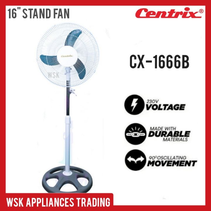 Centrix 16" Stand Fan (color may vary) CX-1666B | Lazada PH