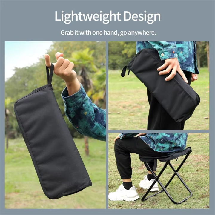 【Wholesale Offer】Foldable Mini Aluminum Camping Stool Portable Pocket ...