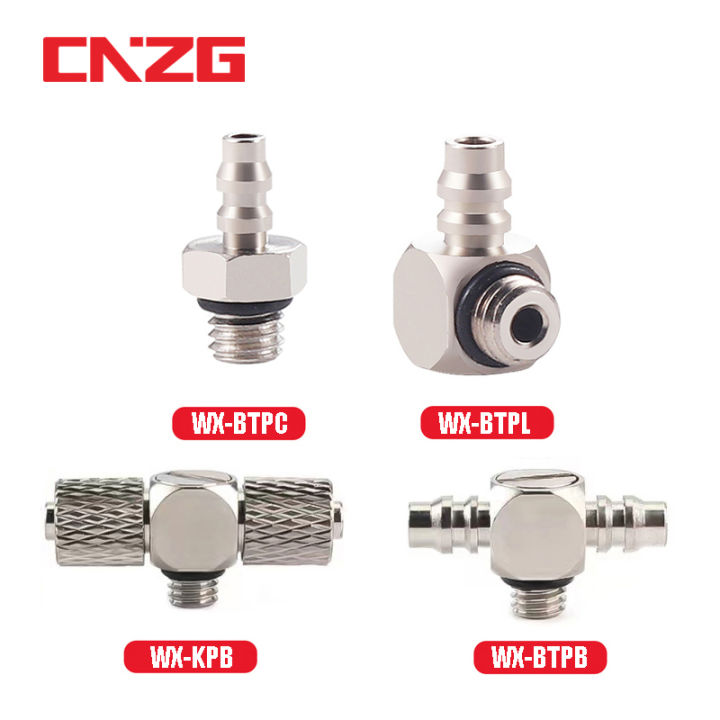 Mini Micro Pneumatic Pipe Fitting Hose 3mm 4mm 5mm 6mm Male Thread M3 ...