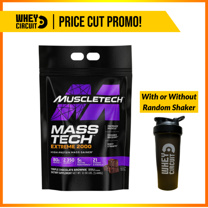 Muscletech MASS TECH EXTREME 2000 12lbs Ultimate 100% Whey Protein ...
