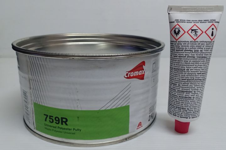 สีโป๊ว สีโป๊วพลาสติก สีโป้วรถยนต์ Cromax 759R สีโป๊วพลาสติก อเนกประสงค์ (Universal Polyester ...