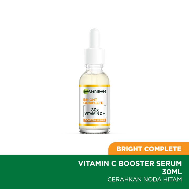 Garnier Bright Complete Vit C BOOSTER SERUM 30ML Kuning Besar | Lazada Indonesia