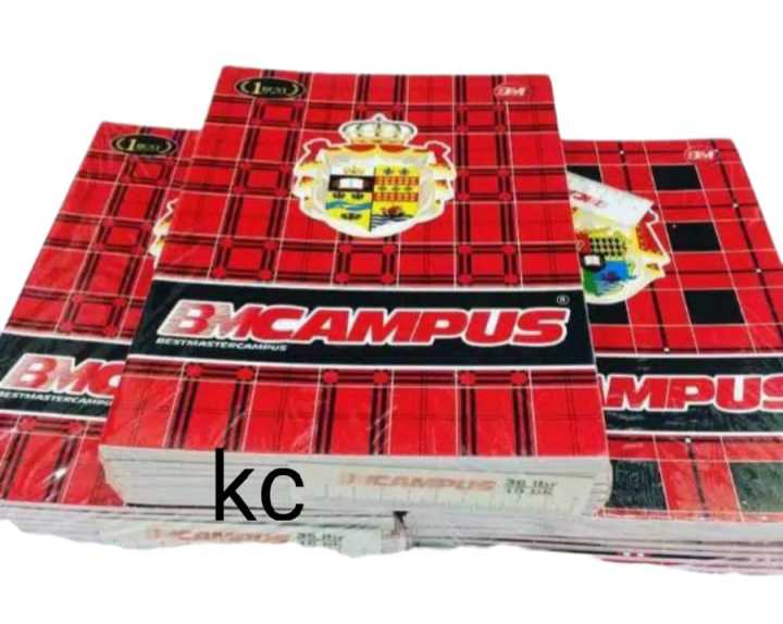 COD Buku Tulis Campus 50 Lembar -Boxy - per pack - isi 10 Buku | Lazada ...