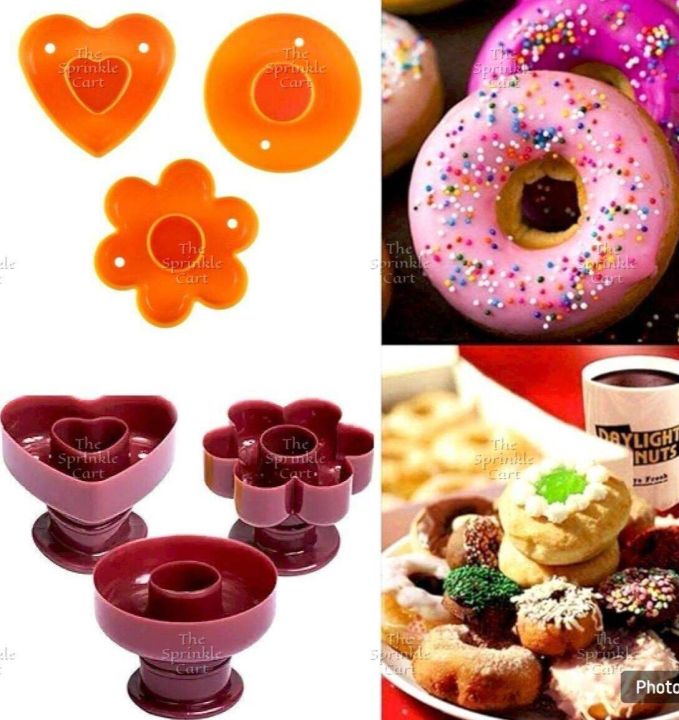 Donut Maker Molder Cutter Bread DIY Baking Tool Doughnut | Lazada PH