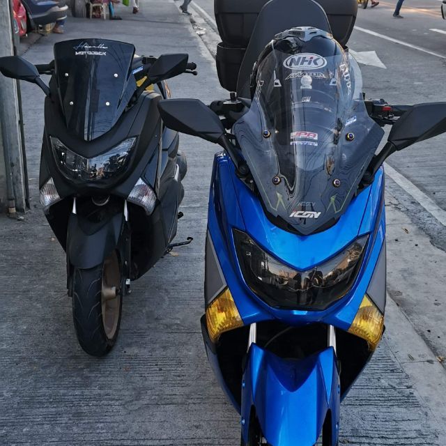 NEMO Side Mirror CBR TYPE w Windshield visor Bracket for NMAX V1 ...