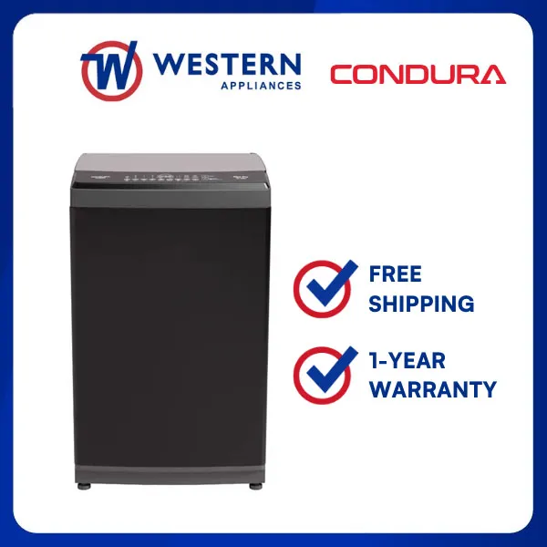 Condura CWM130TLDIB 13.0kg Inverter, Fully Automatic Top Load Washing ...
