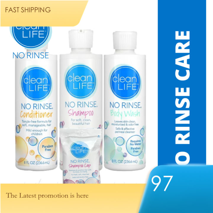 Shampoo Rinse Cleanlife No Cap Conditioner Body Wash | Lazada