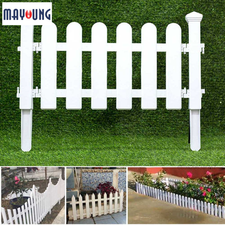 Mayoung hàng rào trang trí bằng nhựa màu trắng nhẹ dễ dàng lắp đặt hàng ...