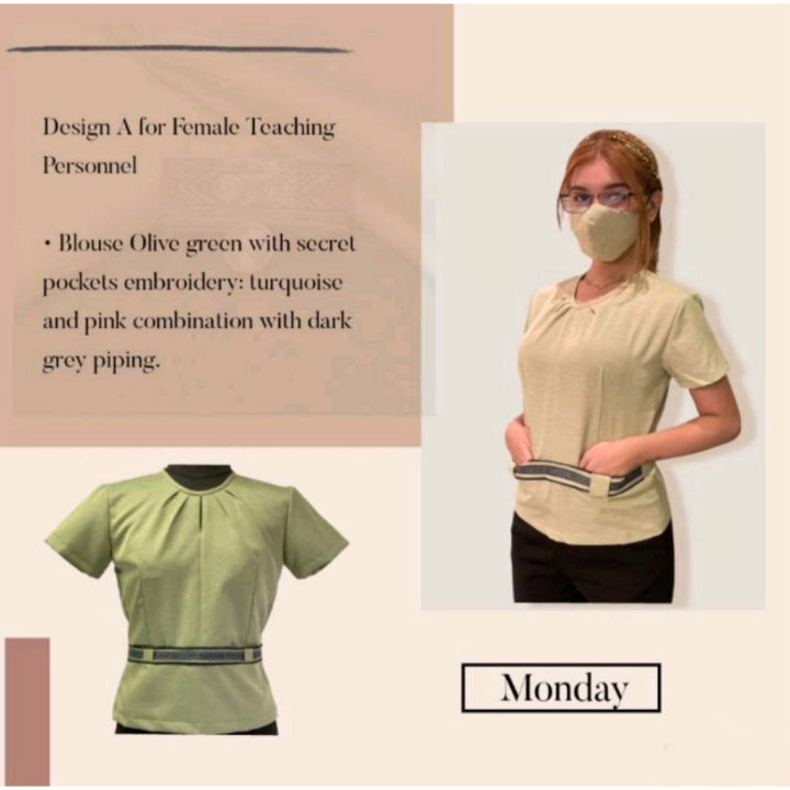 DepEd Teachers Uniform RTW Ready to Wear (Monday) | Lazada PH