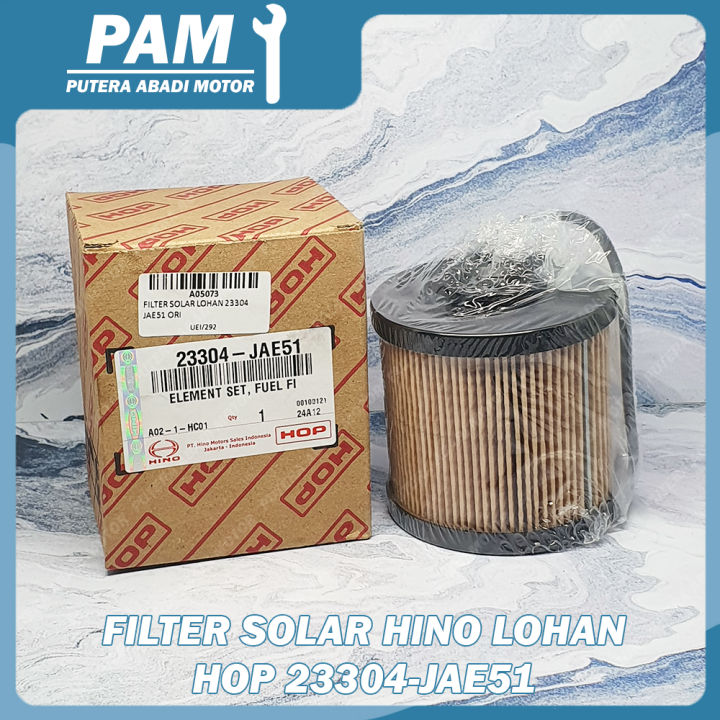 Filter Solar Hino Lohan ASLI HOP 23304-JAE51 Fuel Filter Hino Lohan ...