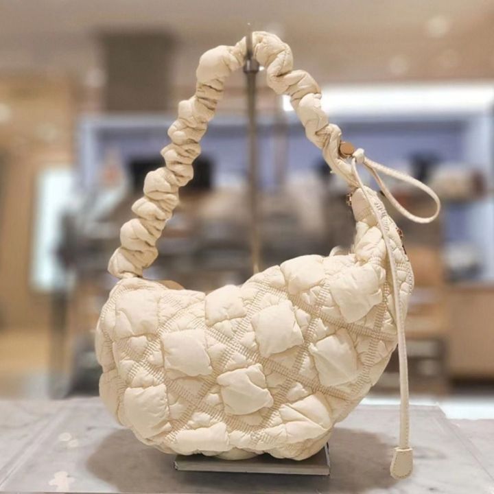 SHUI70300 Korean Style Korean Shoulder Bag Space Cotton Dumplings Bag ...
