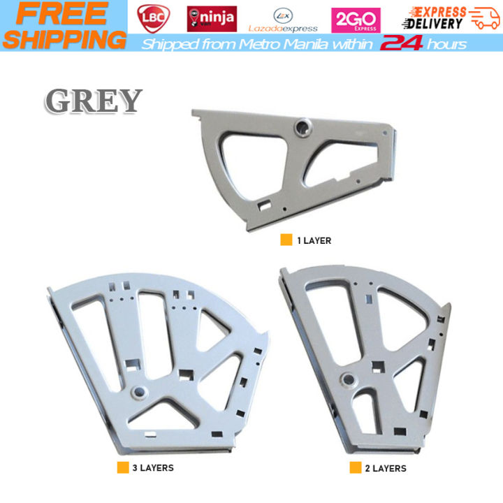 【Local Warehouse】1pair Cabinet Hinges 1/2/3 Layers Shoe Cabinet Flip ...