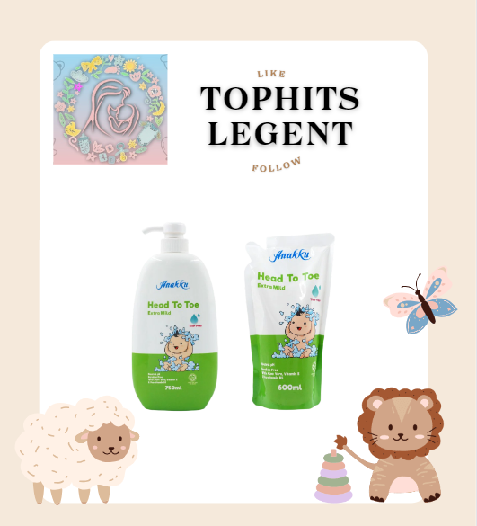 【Ready Stock】Anakku Baby Head To Toe (Buy 750ml Free Refill 600ml） | Lazada
