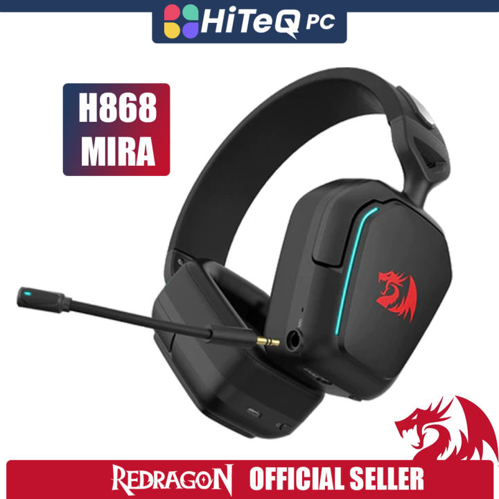 HiteqPC | Redragon H868 Mira Wireless Gaming Headset | Lazada PH