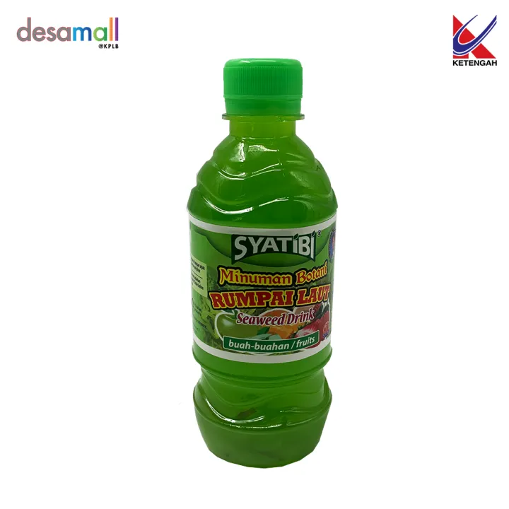 SYATIBI Minuman Botani Rumpai Laut Perisa Buah Buahan (350ml) | Lazada