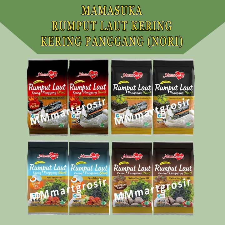 MAMA SUKA RUMPUT LAUT 4 VARIAN RASA 4,5g | Lazada Indonesia