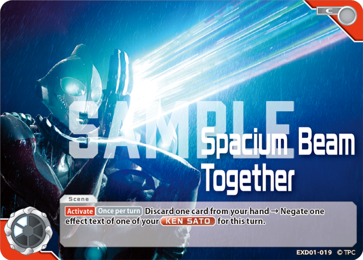 Ultraman Card Game Spacium Beam Together EXD01-019 C | Lazada Indonesia