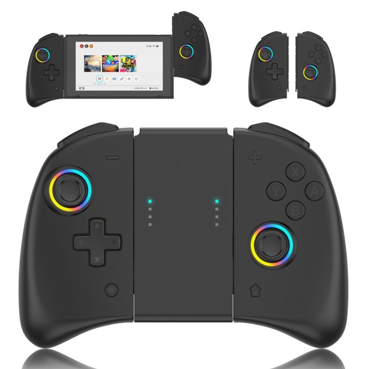 Wireless Controller for Nintendo Switch Oled NS Joypad Game Handle Grip Left&Right Joystick ...
