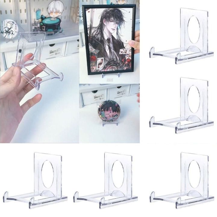 EDDY SONG Acrylic Card Brick Support Rack Clear Transparent Card ...