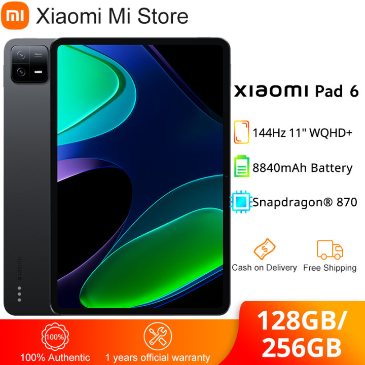 Global Version Xiaomi Pad 6 Snapdragon® 870 Tablet 33W Fast Charging 8840mAh 128GB/256GB 13MP ...