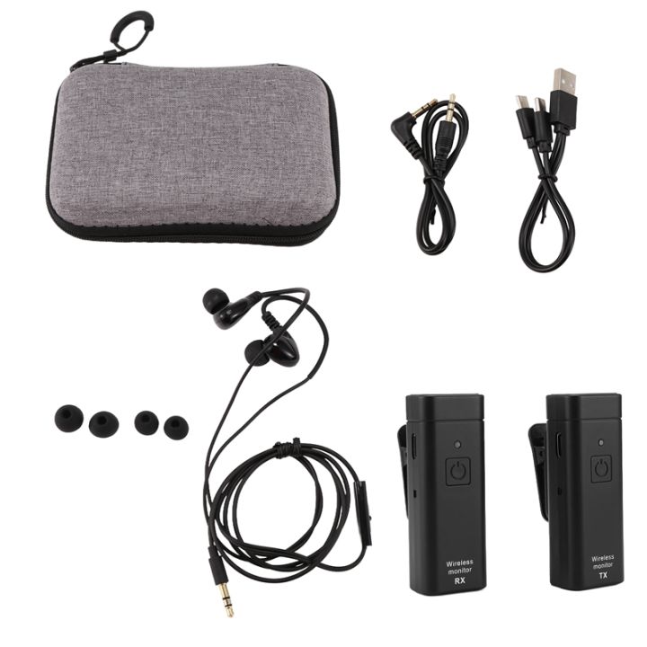 Wireless Earphone Monitoring System Professional IEM Stereo Transmitter ...