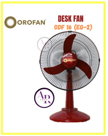 OROFAN DESK FAN ODF-16(EG-2) COLOR VARIATION DEPENDS ON STOCK ...