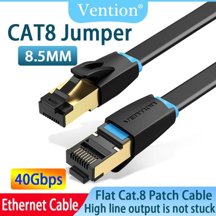 Vention Cat8 Ethernet Cable STTP 40Gbps 2000MHz Cat 8 RJ45 Network Lan ...