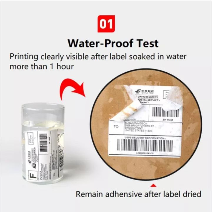 A6 Waybill Sticker Paper Roll/Folded A6 Thermal Sticker Shipping Label ...
