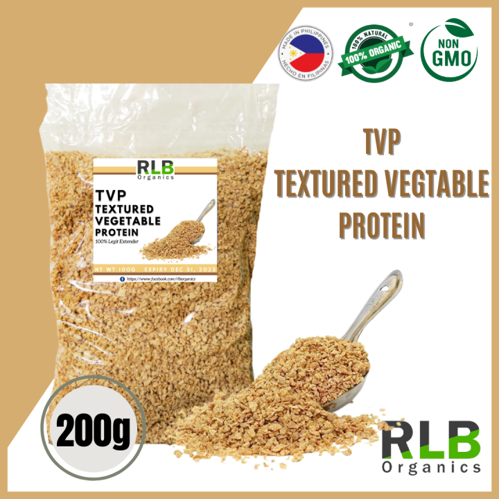 200 grams Textured Vegetable Protein Granules TVP Non Meat Extender ...