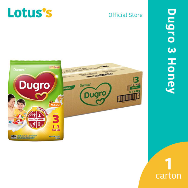 Dugro 3 Honey 850g x 12 packs (1 Carton) | Lazada
