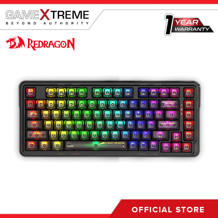 Redragon Elf Pro Tri Mode RGB 82 Keys Mechanical Gaming Keyboard ...