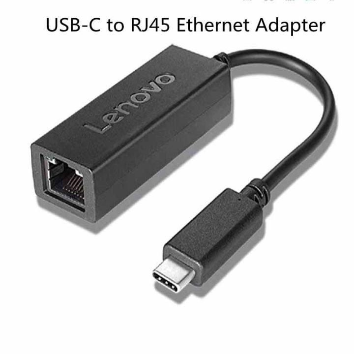 For NEW Original Lenovo USB-C to RJ45 Ethernet Adapter 4X90S91831 for ...