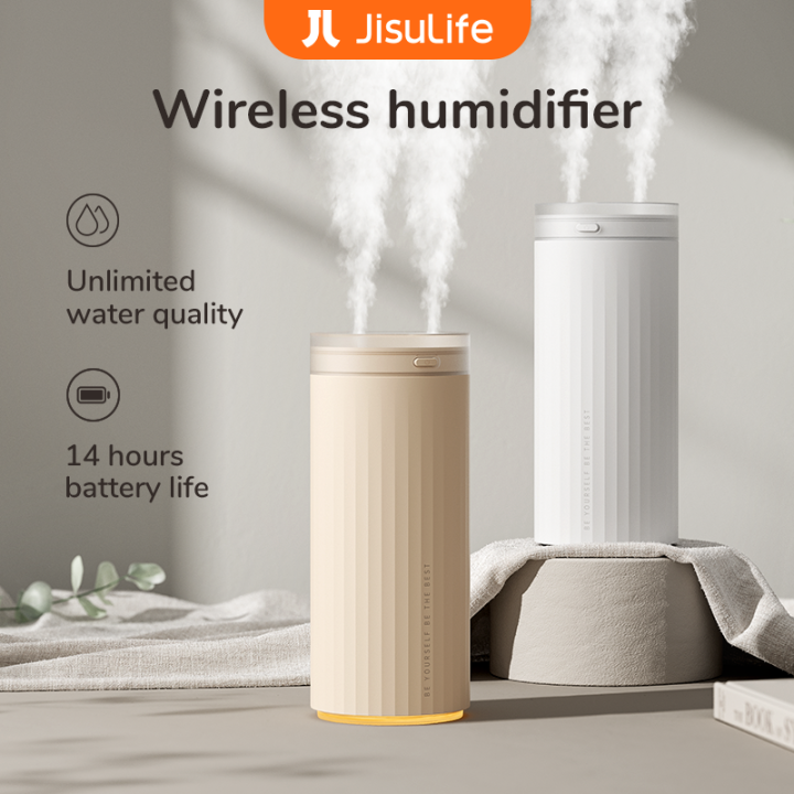JISULIFE Small Humidifier Office Desktop Quiet Bedroom Dormitory ...