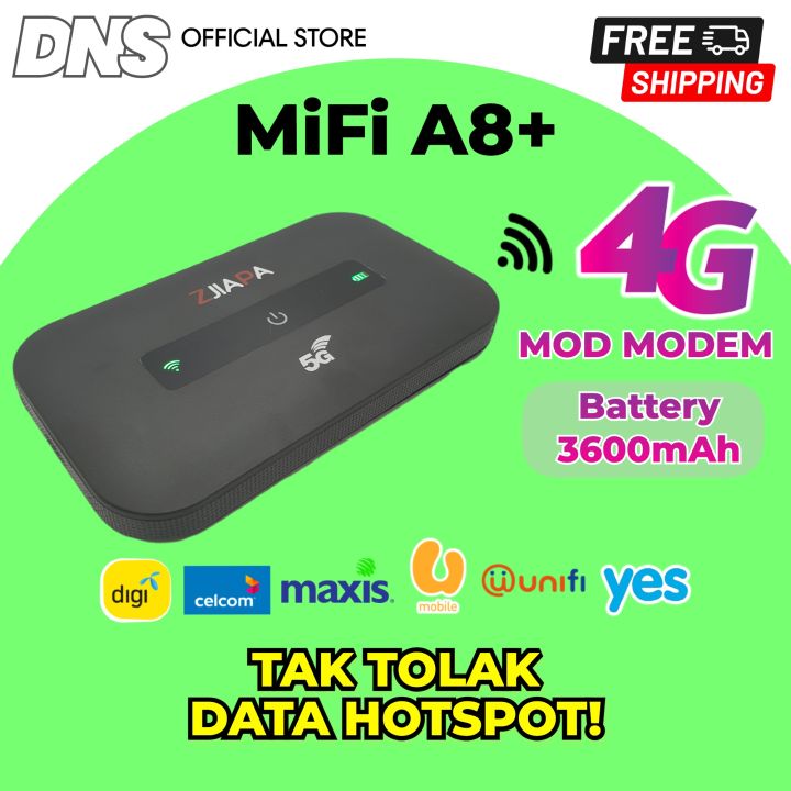 Modified 4G 5G Unlimited Data Portable Modem Router WiFi A8+ Tidak ...