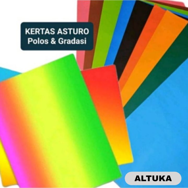 Kertas Asturo / Alaska Polos dan Pelangi Kombinasi | Lazada Indonesia