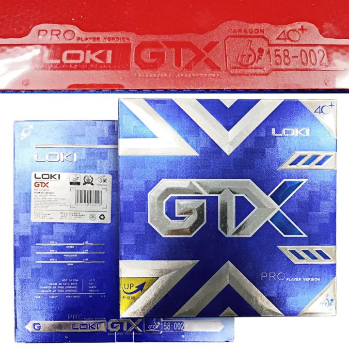 Original LOKI GTX Pro Table Tennis Rubber Sticky Pimples-in Ping Pong ...