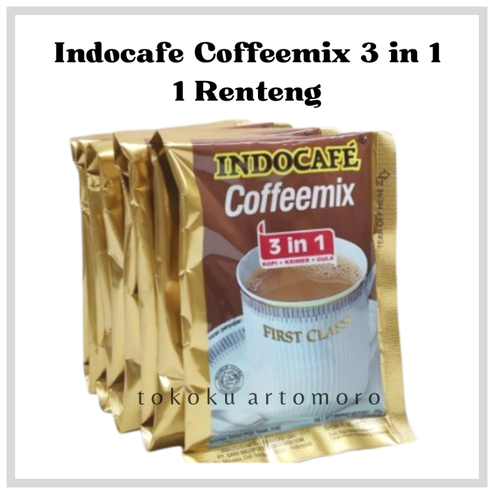 Indocafe Coffeemix 1 Renteng - Minuman Kopi Sachetan - Kopi 3 in 1 ...