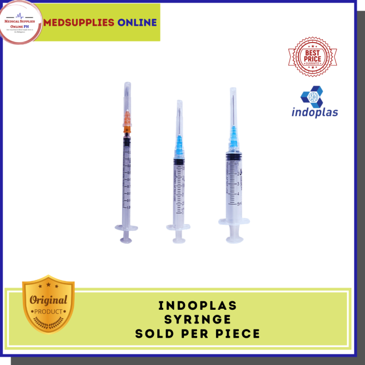 Indoplas Syringe (1cc, 3cc, 5cc, 10cc, 20cc, 50cc-no needle) Sold per ...