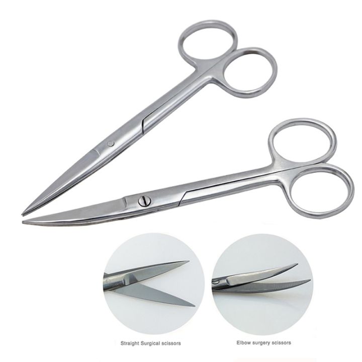 Viddavet Stainless Steel Surgical Scissors 14cm 18cm Straight curved ...