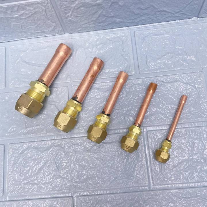 ( 1/4" 3/8" 1/2" 5/8" 3/4'' ) penyambung paip tembaga soket adapter ...