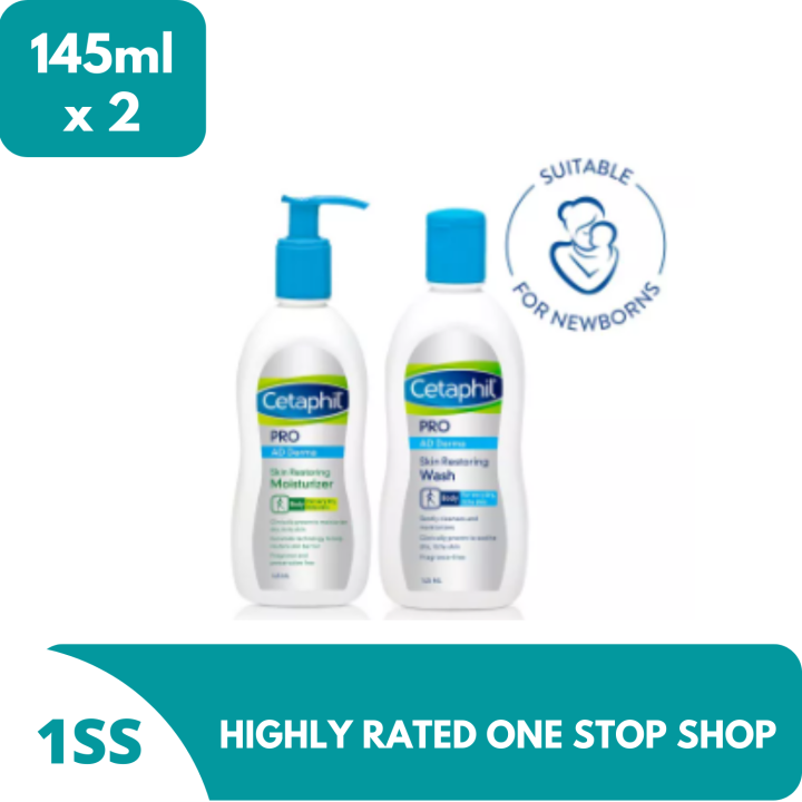 Cetaphil Pro Eczema Care Starter Kit 145ml x 2 | Lazada PH