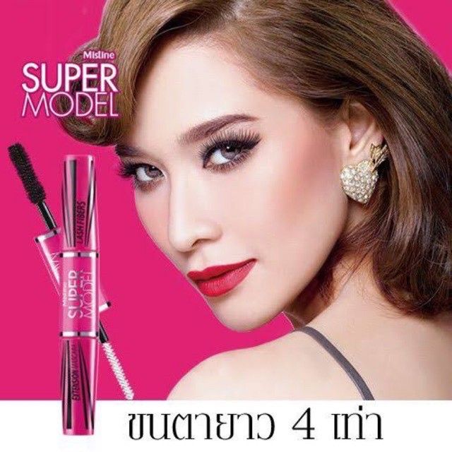 ถูกชัวร์ Mistine Super Model Miracle Lash Mascara มาสคาร่ามีสทีน | Lazada.co.th