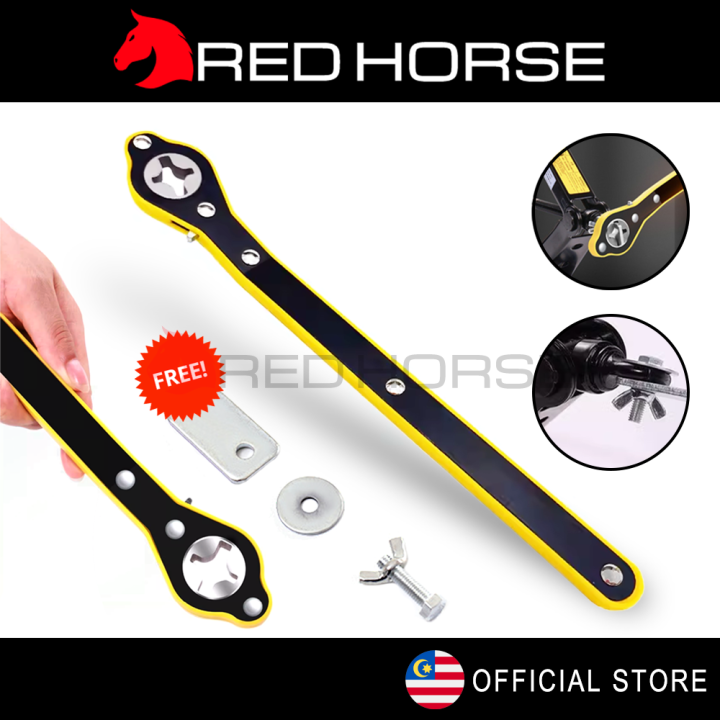 RED HORSE Car Scissor Ratchet Car Jack Wrench Special Tool ForJack ...