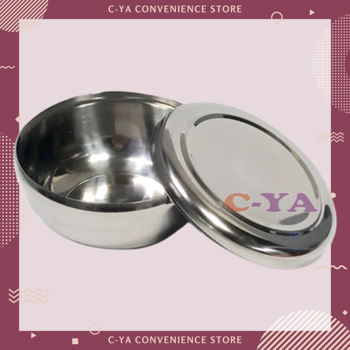 Korean Traditional Stainless Steel Rice Bowl w/ Lid 1pc | Lazada PH